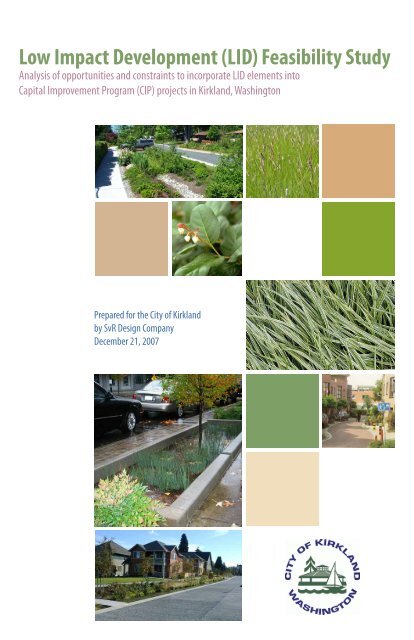 Low Impact Development (LID) Feasibility Study - City of Kirkland