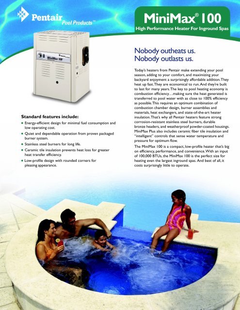 Pentair MiniMax 100 Brochure