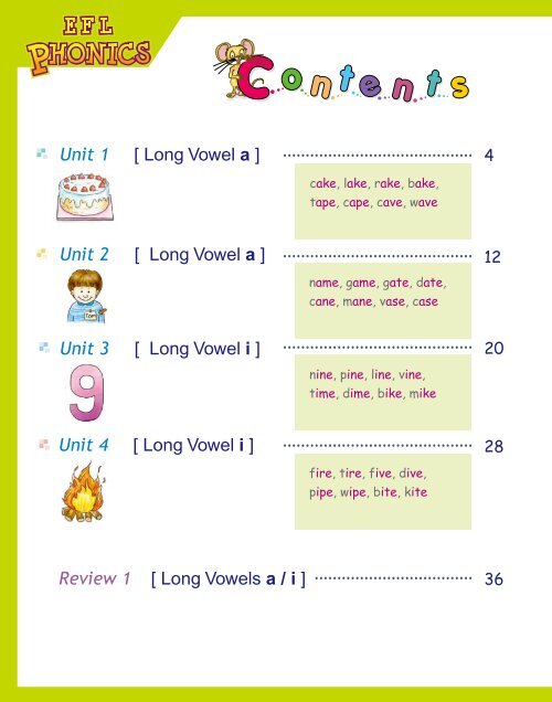 Long Vowel a