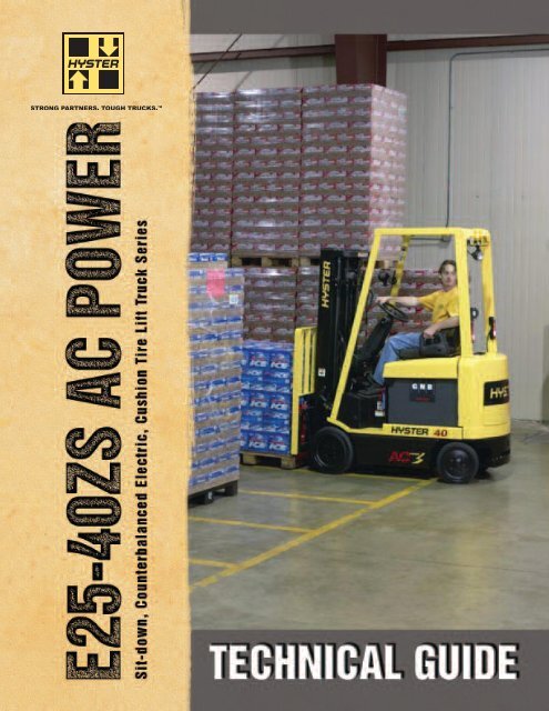 Hyster E25-35Z, E40ZS Lift Truck Dimensions - Worldwide Forklifts