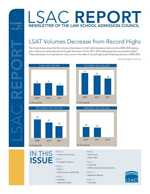lsacreport - Law School Admission Council