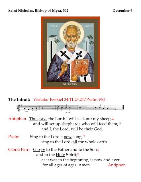 Saint Nicholas of Myra