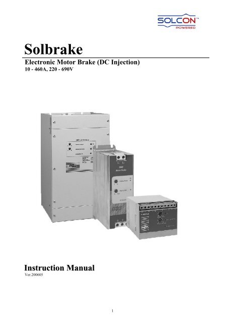 Solbrake Electronic Motor Brake