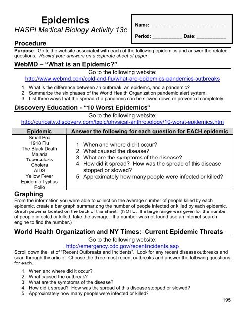 13c Epidemics - Student.pdf - haspi