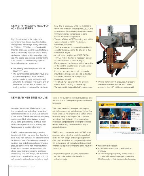 NEW STRIP WELDING HEAD FO