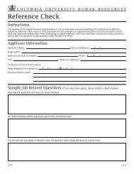 Sample Reference Check Questions