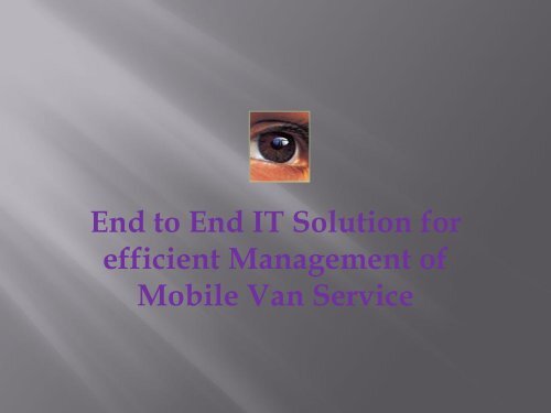 End to End IT Solution for efficient Management of ... - WBSEDCL