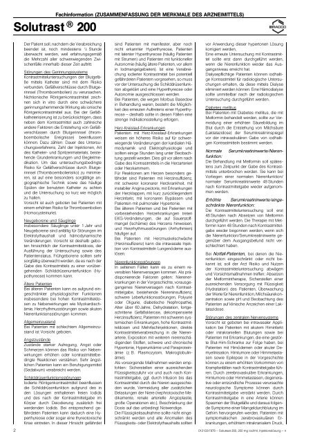 Fachinformation
