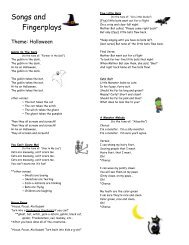 fingerplays zoo 09 - Preschool