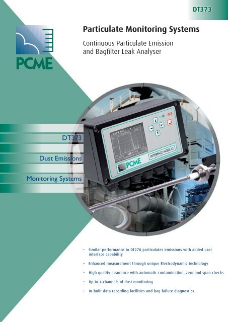 DT373 Particulate Monitoring Systems - CMB Control