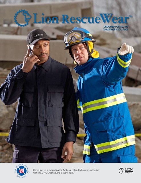 Lion RescueWear - 5 Alarm Fire and Safety Equipment