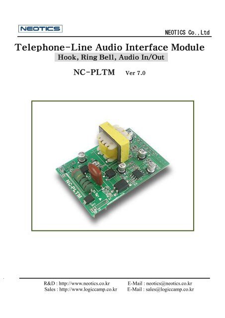 Telephone-Line Audio Interface Module