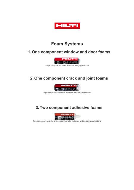 HILTI Foam Systems - banfaifa
