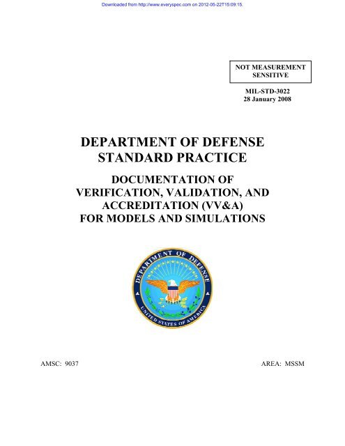 MIL-STD-3022 - AcqNotes.com