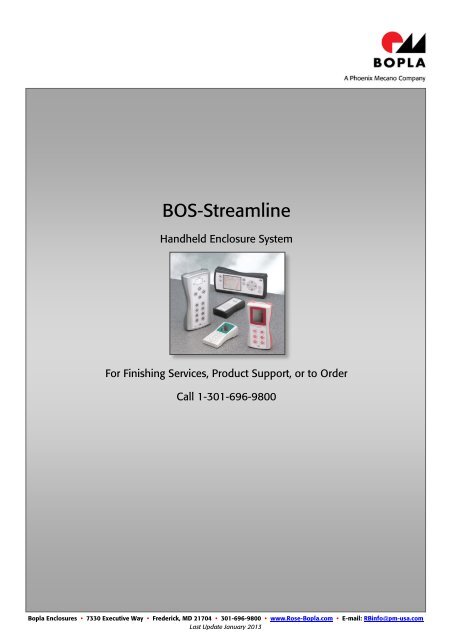 BOS-Streamline - Rose & Bopla Enclosures