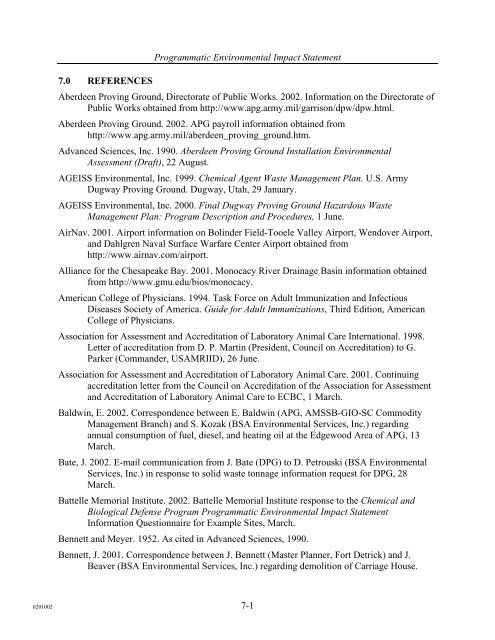 Section 7 - US Army Medical Research and Materiel Command