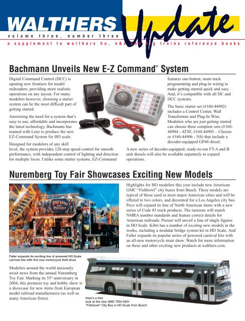 Bachmann Unveils New E-Z Command System - Walthers