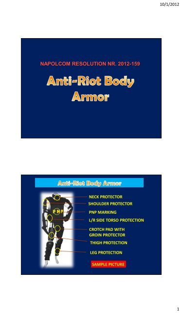 Anti-Riot (Hand and Body Protector)
