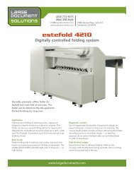 ES-TE BERLIN / estefold 4211 - Large Document Solutions