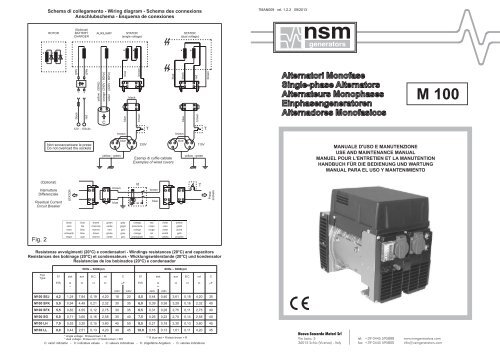 manuale - NSM Generators