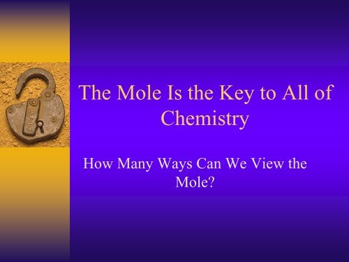 The Mole PowerPoint