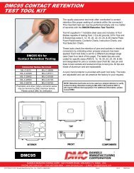 contact retention test tools - Daniels Manufacturing Corporation