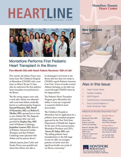 HEArTLINE - Montefiore Medical Center