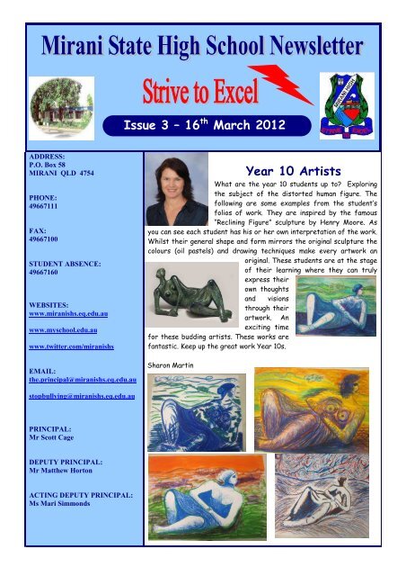 Issue 3 – 16 - Mirani State High School