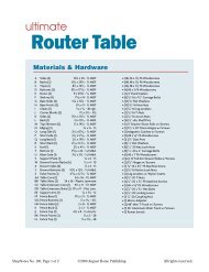 Table Saw Cabinets - ShopNotes