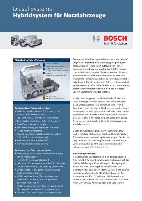 Hybrid (PDF 726,92 kB) - Bosch Automotive Technology