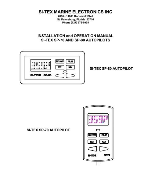 SP70-80 - Si-Tex Marine Electronics