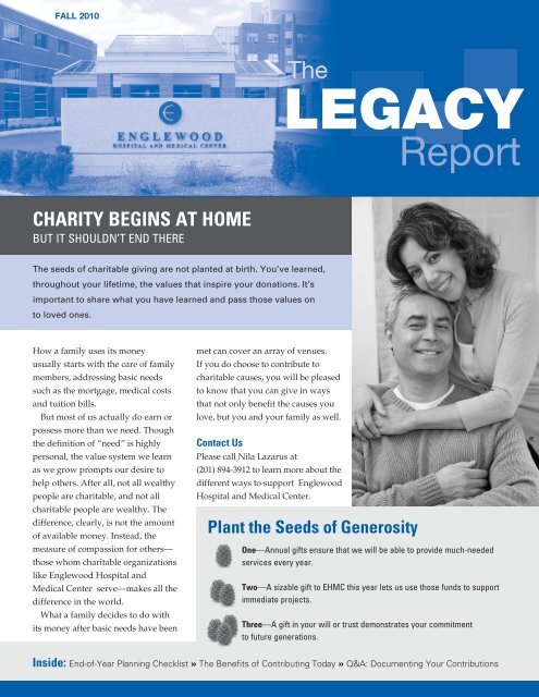 The Legacy Report - Englewood Hospital and Medical Center ...
