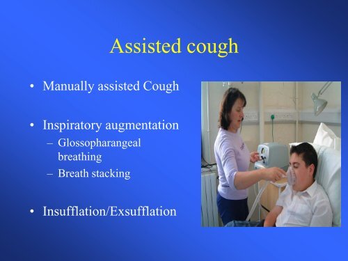 Assisted cough • Manual