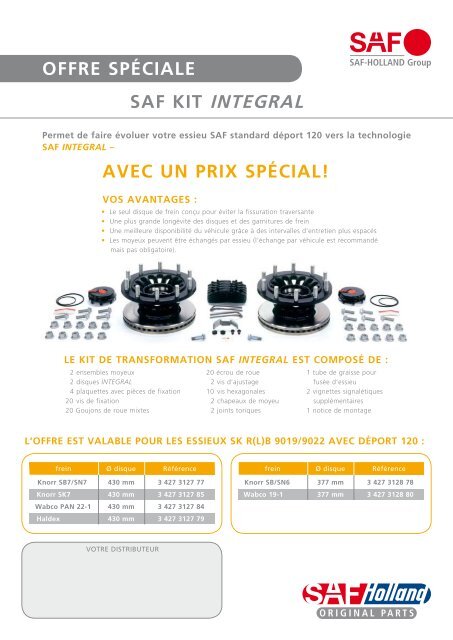 SAF KIT INTEGRAL - saf-holland