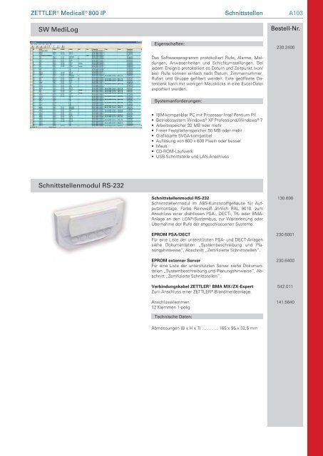 ZETTLER ® Medicall ® 80