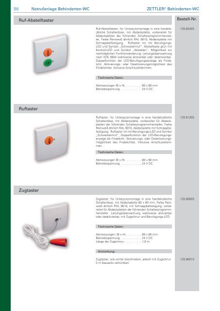 ZETTLER ® Behinderten-WC