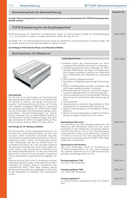 ZETTLER ® Dementenschutz