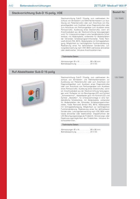 ZETTLER ® Medicall ® 80