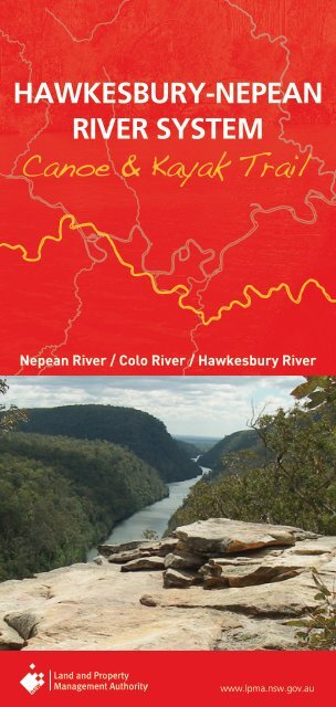 Hawkesbury-Nepean River System Canoe & Kayak Trail map - Land