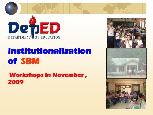 institutionalize SBM - DepEd Naga City