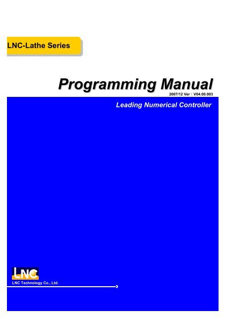 Programming Manual