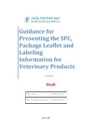 The GCC Guidance for Presenting the SPC, PIL and Labeling ...