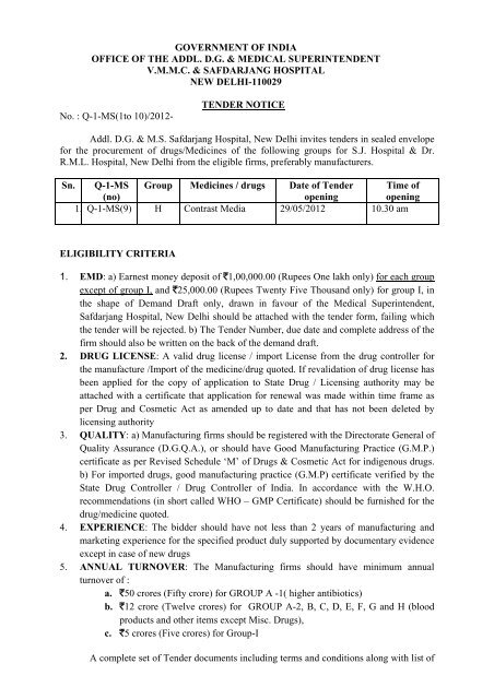 Format of Forwarding Letter