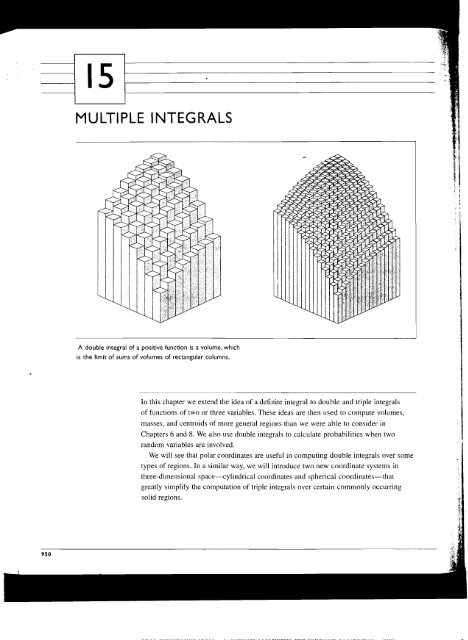 Chapter 15: Multiple Integrals