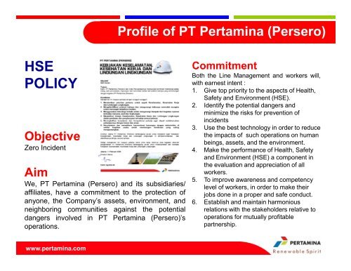 Profile of PT