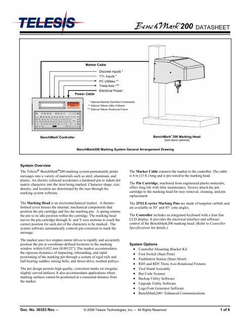 System Overview - Telesis Technologies, Inc.