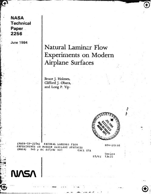 NASA Technical Paper 2256 - CAFE Foundation