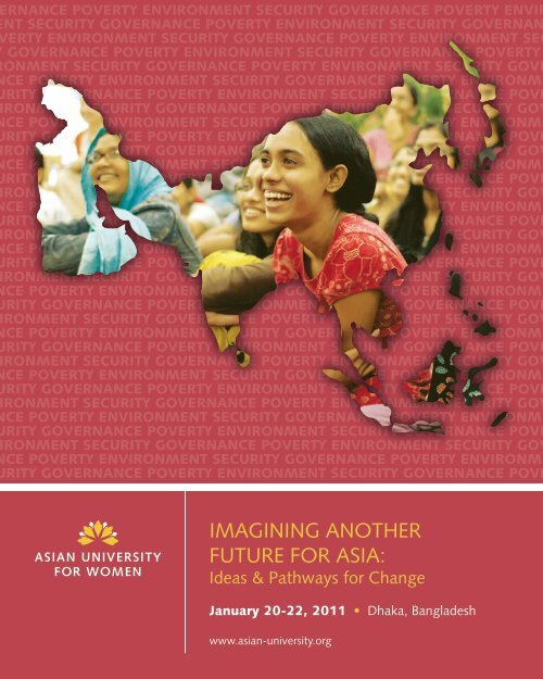 imagining another future for asia - Asian University for Women