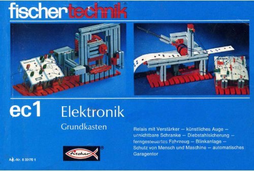 Bauanleitung 1978 PDF-Datei 3,93MB - fischertechnik Museum