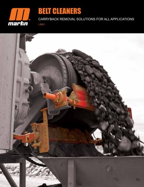 BELT CLEANERS - Martin Engineering